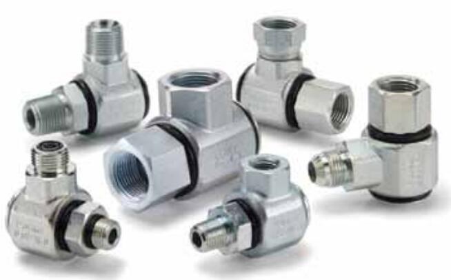 Parker S Series 90 Degree Elbow, Pressure Balanced Swivels (hydraulic, pneumatic) up to 3000 psi ...